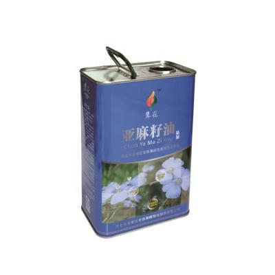 China DADI 1.25L ,5LFood Grade extra Virgin Olive Oil Tinplate Packaging Cooking Oil Can for sale