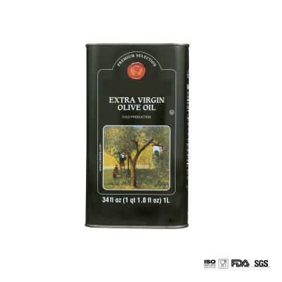 China DADI 1L ,5LFood Grade extra Virgin Olive Oil Tinplate Packaging Cooking Oil Can for sale