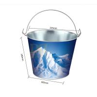 China DADI Custom Printed Tinplate Cooler Pail Bar Beer Chilling Container for Holiday Promotional Gift for sale