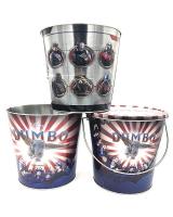 China Custom Tin Bucket or Container for Lollipop Candy and Food for sale
