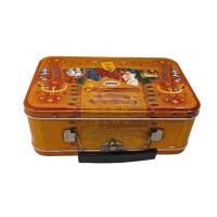 China DADI  Factory Direct Sale Custom Design and Printing Metal Tin Lunch Box with Handle for sale
