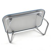 China Metal Lap Desk with Foldable Legs and Matte Finish - 17x12 Inches TV Bed Lap Tray for sale
