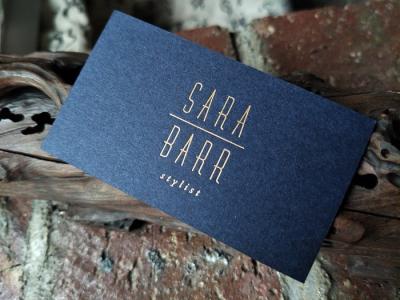 China Navy Blue Paper Premium Business Cards Gold Foil Stamped For Promotional for sale