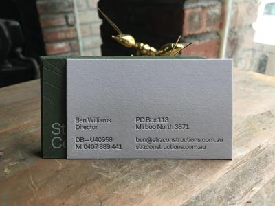 China Recycled Cotton Letterpress Business Cards Offset Printing 0.7mm Thickness for sale