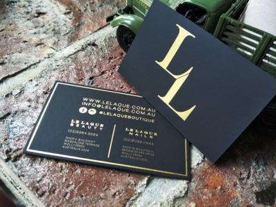 China 2018 Fashion Design Luxury Gold Foil Stamped Business Card Used Black Velvet Paper for sale