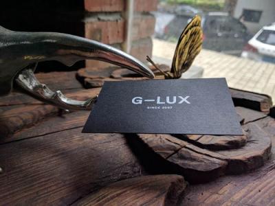 China Thick Black Foil Embossed Business Cards for sale