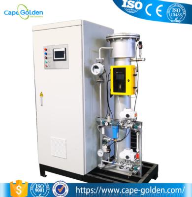 China 60g/h Ozone Generator System 220V for Drinking Water Bottling with PLC Control for sale