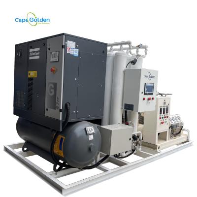 China Medical Oxygen Gas Generation Equipment 93-99 Purity Cylinder Refill Plant 40L 150Bar Filling Station for sale