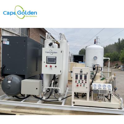 China PSA Oxygen Cylinder Filling System 200bar 93-99% Purity Oxygen Gas Production Plant for sale