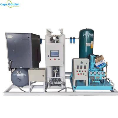 China PSA Oxygen Cylinder Filling Plant 80 Cylinders/Day 93-99% Purity 6-90 Nm3/Hr for sale