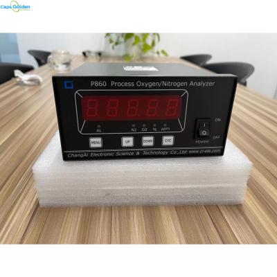 China P860 Series N2 O2 Analyzer Electrochemical Sensor 4-20mA Output 220VAC for sale