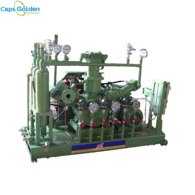 China Quiet Diaphragm Hydrogen Generator Compressor Refinery 3 Cylinder Belt driven for sale