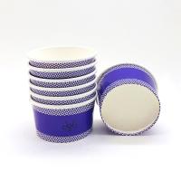 China Wholesale Custom Printing Disposable Food Packing Bowl Recyclable Ice Cream Customized logo Paper Bowls for sale