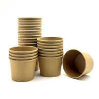 China China Factory Brilliant Quality Disposable Food Grade Takeaway Kraft Paper Soup Paper Bowl with Lid for sale