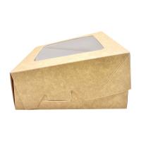 China Private Customization China Manufacture Kraft Food Packaging Box Transparent Baking Cake Box for sale