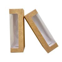 China Factory Customization Fast Delivery Cookie Takeout Box Kraft Printing Food Grade Cake Takeout Box for sale