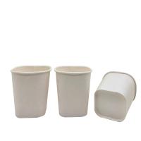 China Factory Direct Supply Reasonable Price Square Mouthed Cups Recyclable Coating Eco Disposable Paper Cup for sale