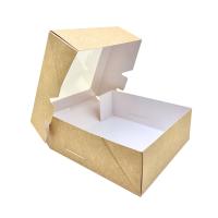 China Newly Developed Products Low MOQ Recyclable Box with Window Customized Paper Packaging for sale