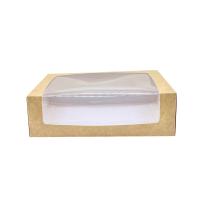 China Newly Developed Products Low MOQ Recyclable Box with Window Customized Paper Packaging for sale