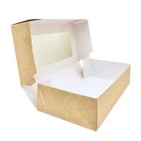 China Newly Developed Products Low MOQ Recyclable Box with Window Customized Paper Packaging for sale