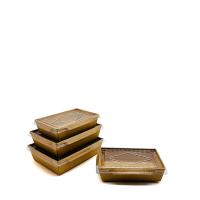 China Promotion Custom Logo Lunch  Dessert Food Paper Packing Transparent Cover Pastry Sandwich Paper Box for sale