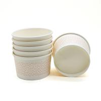 China Custom Printing Color Take Away Biodegradable Round Disposable Food Container Paper Fast Food Bowls With Logo for sale