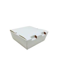 China Wholesale Food Grade White Paper Salad Food Take Away Package Box Customized Pattern logo for sale