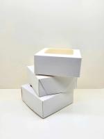 China Food Grade Foldable Brown Salad Emballage Alimentaire Paper Box with clear Window Take Away Container Packaging for sale