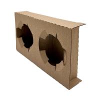 China Wholesale Customized Takeaway Tea Coffee Cup Tray Recycled Portable Paper Cup Holder for sale