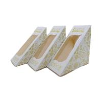 China Eco-Friendly Brown Kraft Paper Takeaway Paper Box Window Food Packaging Sandwiches for sale