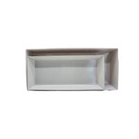 China Dessert Box Food Grade Square Cake Box Bakery Food Container With PET Cover for sale