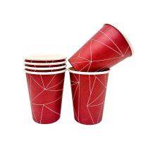 China Affordable Price Brightly Colored Paper Drink Cup Kraft Paper Customized Matt Lamination Paper Cups for sale