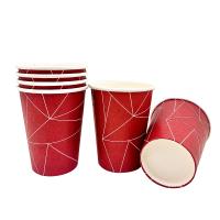 China Affordable Price Brightly Colored Paper Drink Cup Kraft Paper Customized Matt Lamination Paper Cups for sale