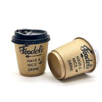 China Hot Selling Products Fine Workmanship 8/10/12/16oz Kraft Paper Disposable Double Wall Paper Cup for Hot Drink for sale