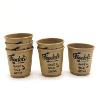 China Hot Selling Products Fine Workmanship 8/10/12/16oz Kraft Paper Disposable Double Wall Paper Cup for Hot Drink for sale