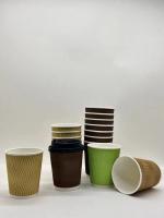 China Eco-Friendly Double Wall Disposable 8/10/12/16oz Paper Coffee Cup Bio-Degradable Drink Cup for sale