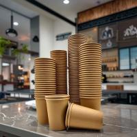 China Eco-Friendly Single Wall Disposable 8oz Paper Coffee Cup Bio-Degradable Drink Cup for sale