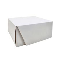 China Multifunctional Custom logo Pattern Engagement Gift Packaging Box White square Cake Baking Paper Boxes for sale
