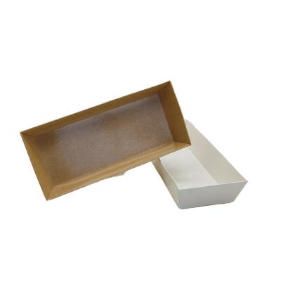 China Rectangular Snack Carton French Fries Box Folding Free Style Fried Chicken Paper Takeout Box for sale