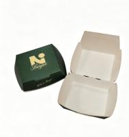 China Custom Logo Corrugated Hamburg Box Wholesale Fast Food Burger Packaging for sale