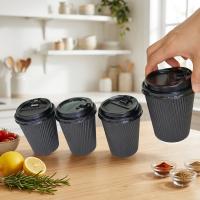 China Custom Logo Eco-Friendly Double Wall Food Grade PE Waterproof Reusable Paper Cup for sale