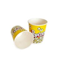 China Wholesale Price Popcorn Buckets Food Paper Cups Reusable Plastic Drink Bucket for sale