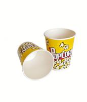 China Wholesale Price Popcorn Buckets Food Paper Cups Reusable Plastic Bucket for sale