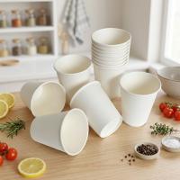 China Customizable 12oz Biodegradable Paper Coffee Cups Single Wall Embossing Stamping PE Single Cup for sale