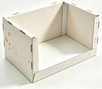 China Disposable Kraft Paper Display Paper Box for sale