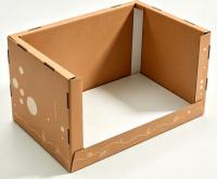 China Disposable Kraft Paper Display Paper Box for sale