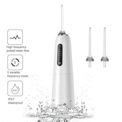 China IPX7 Waterproof Water Flosser 280ml Tank 1400mAh Battery Dental Oral Irrigator for sale