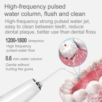 China Nicefeel Cordless Water Flosser 280ML Dental Oral Irrigator 5 Modes 30-125PSI for sale
