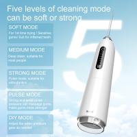 China Nicefeel Cordless Water Flosser 280ML Dental Oral Irrigator 5 Modes 30-125PSI for sale