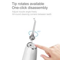 China IPX7 Water Flosser 300ml Oral Irrigator 5 Modes Dental Cleaner Teeth Flosser for sale